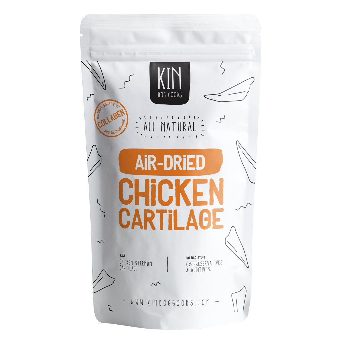 Air-Dried Chicken Cartilage – KIN DOG GOODS