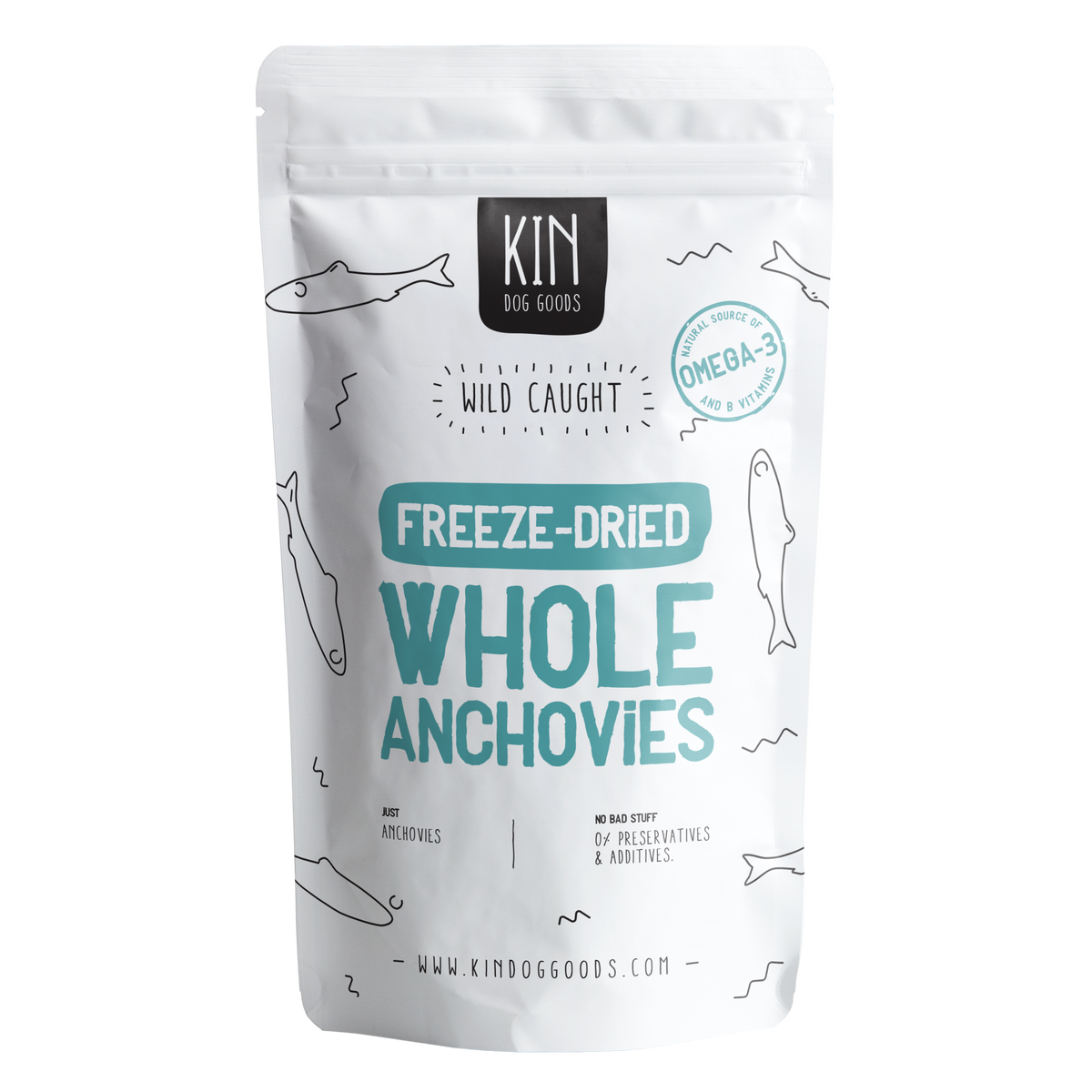 Freeze-Dried Whole Anchovies – KIN DOG GOODS