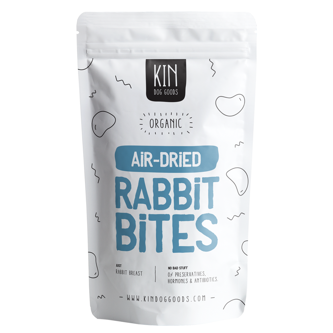 Air-Dried Rabbit Bites – KIN DOG GOODS