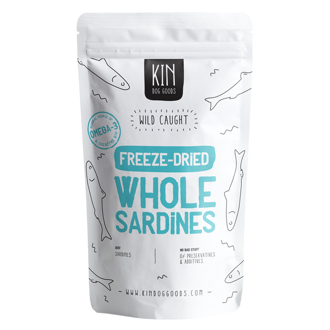 Freeze Dried Whole Sardines – KIN DOG GOODS